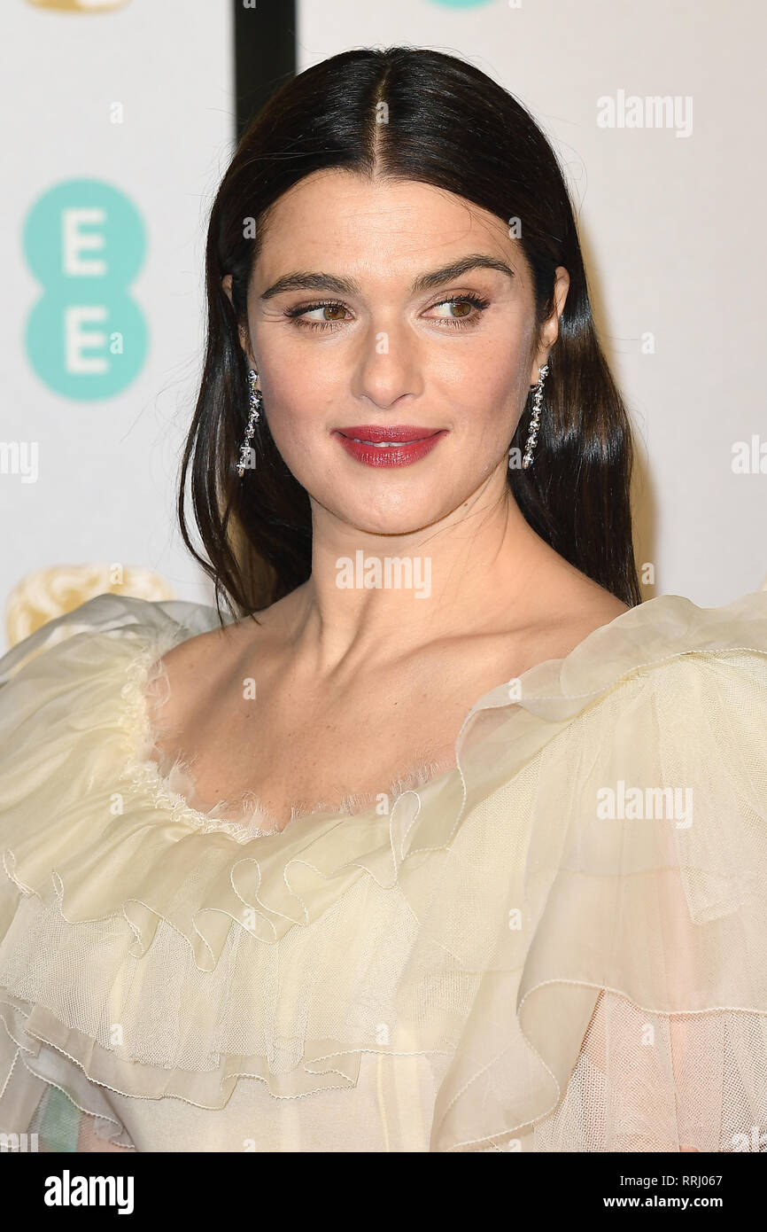 English actress Rachel Weisz attends the EE British Academy Film Awards ...