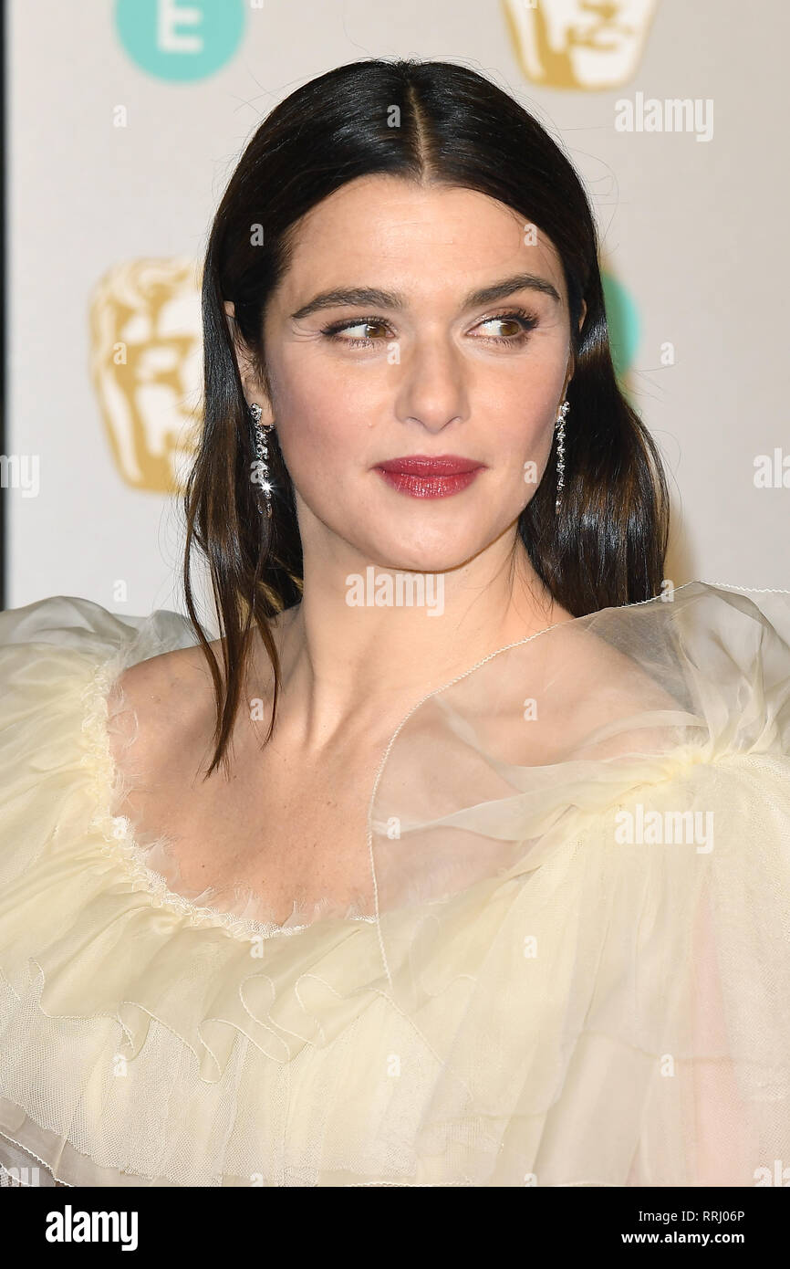 English actress Rachel Weisz attends the EE British Academy Film Awards ...