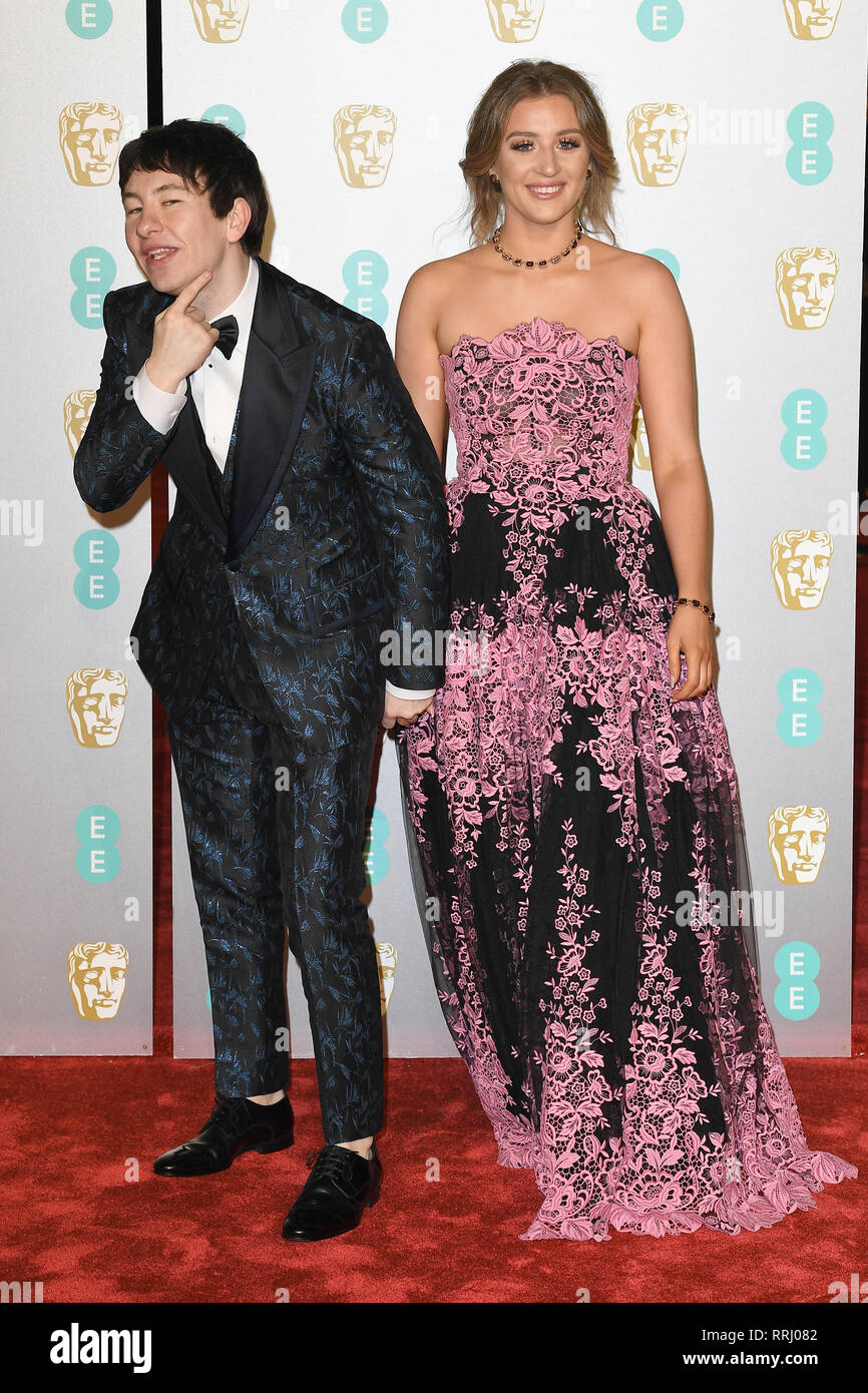 Barry Keoghan and Shona Guerin attend the EE British Academy Film ...
