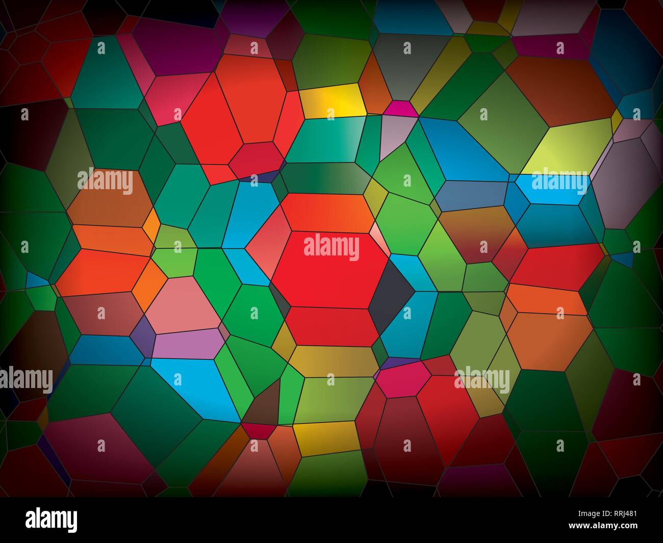 Abstract colored stained glass texture Stock Vector Images - Alamy