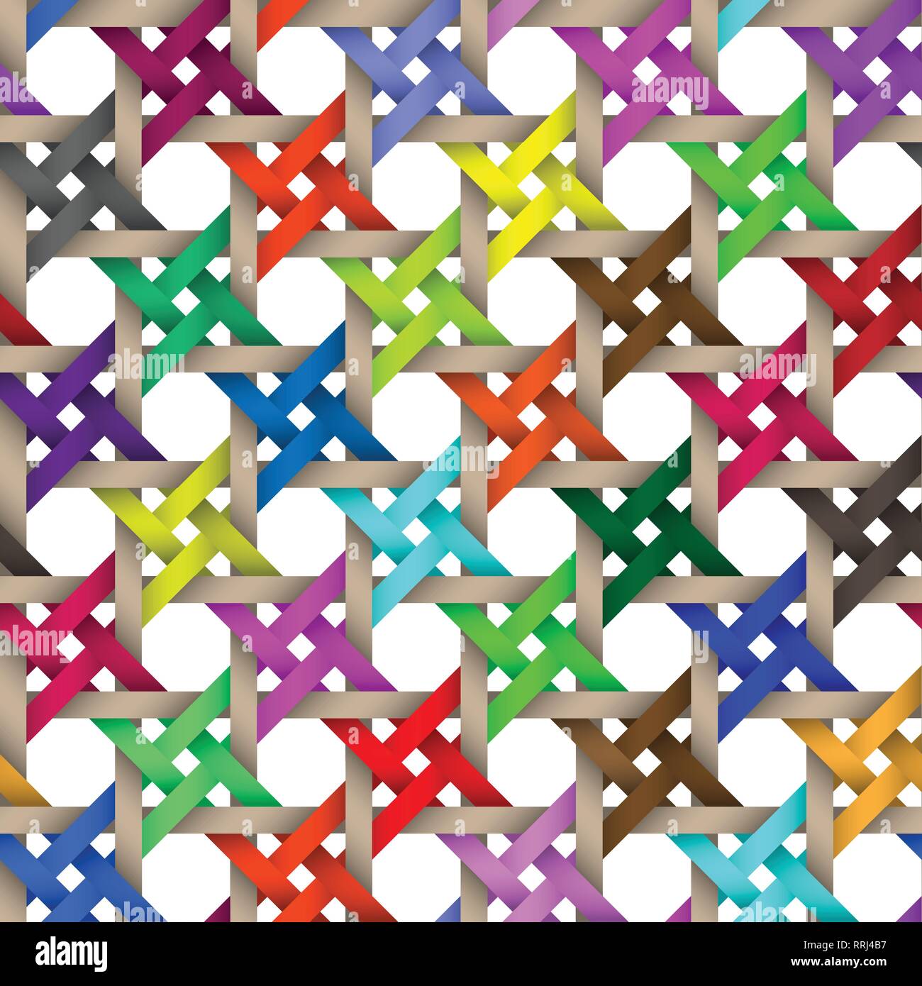 Basket weave pattern Stock Vector Images - Alamy