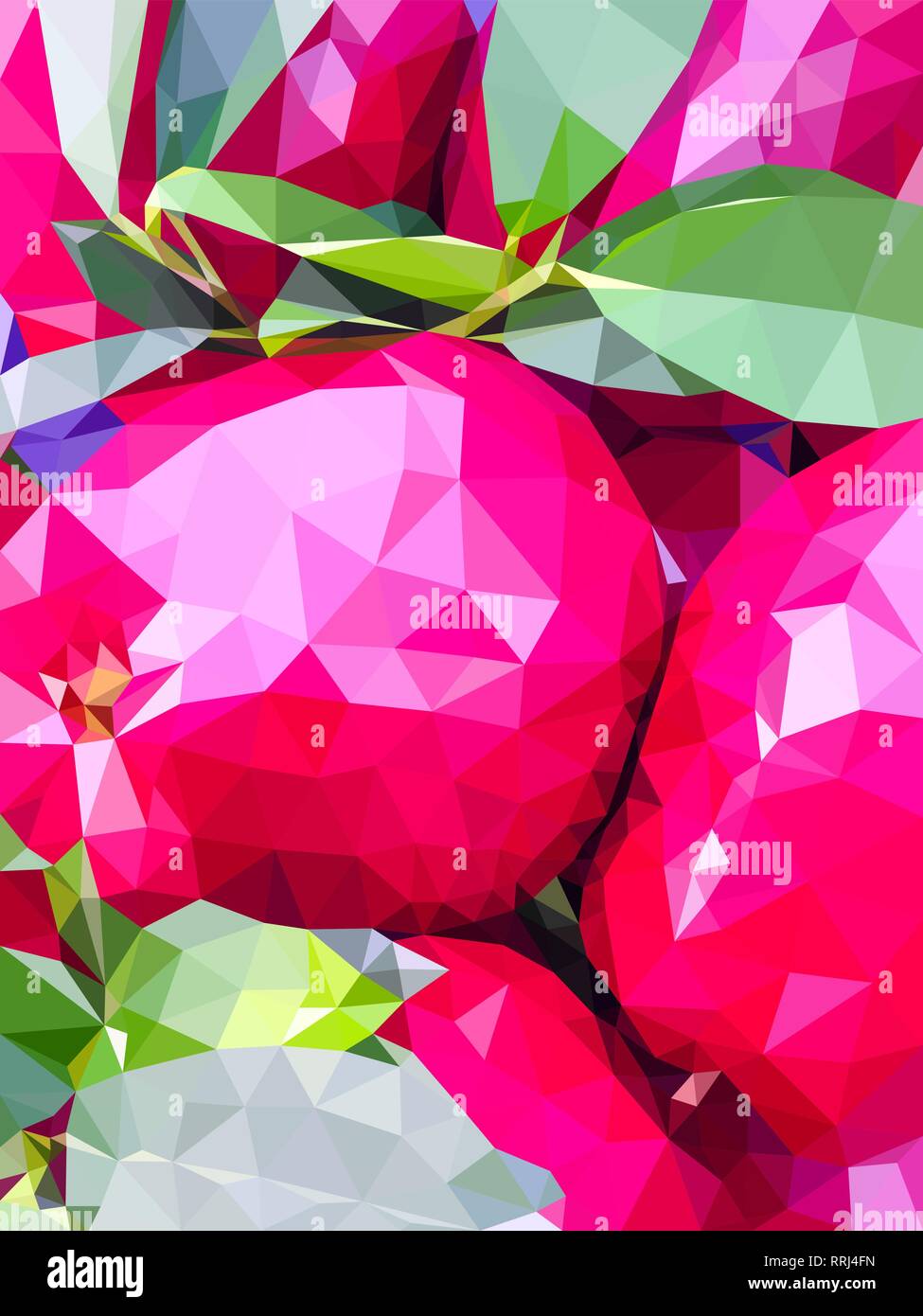 Origami apple Stock Vector Images - Alamy