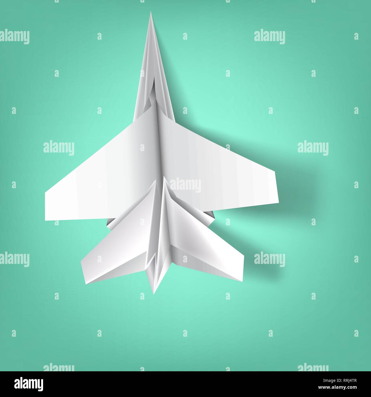 Symbol of the war in wisdom of folde paper Stock Vector Image & Art - Alamy