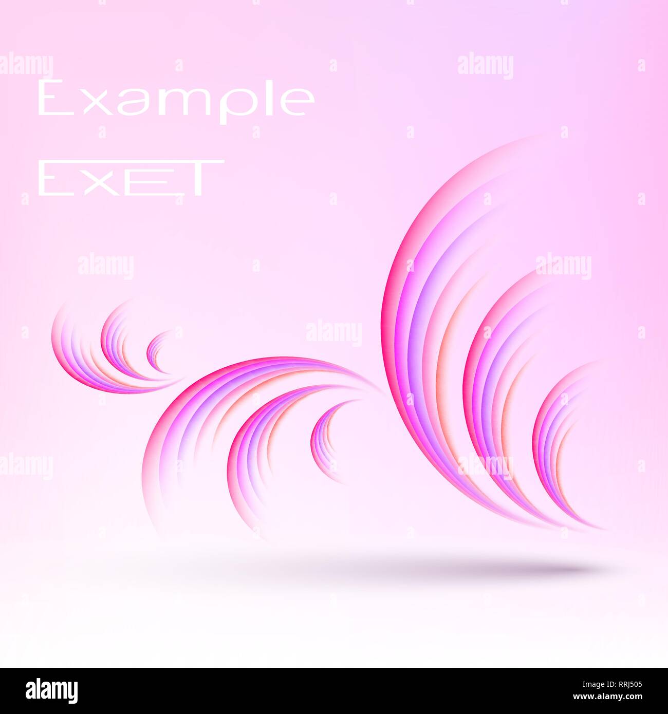 Abstract magic feather background Stock Vector Images - Alamy