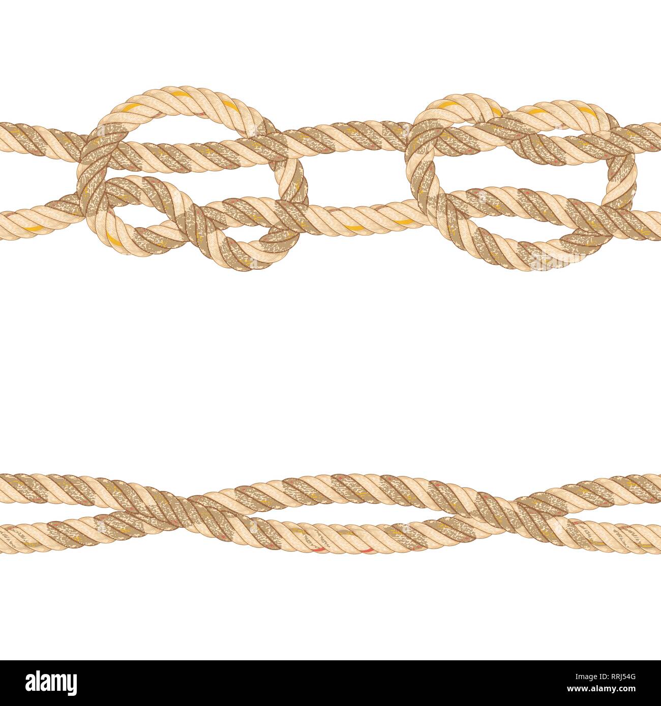 Seamless pattern with rope bending Stock Vector Image & Art - Alamy