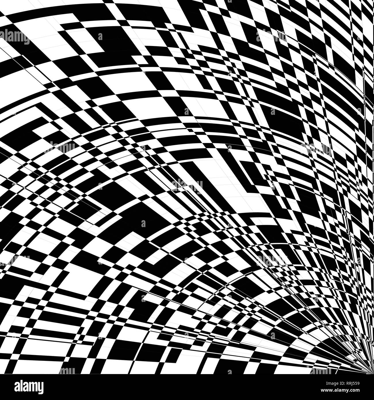 Black and write perspective abstract background Stock Vector Image ...