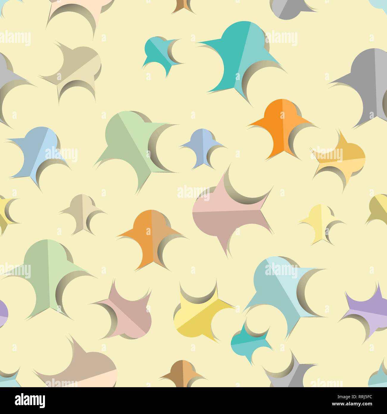 Sticky notes pattern illustration Stock Vector Images - Alamy