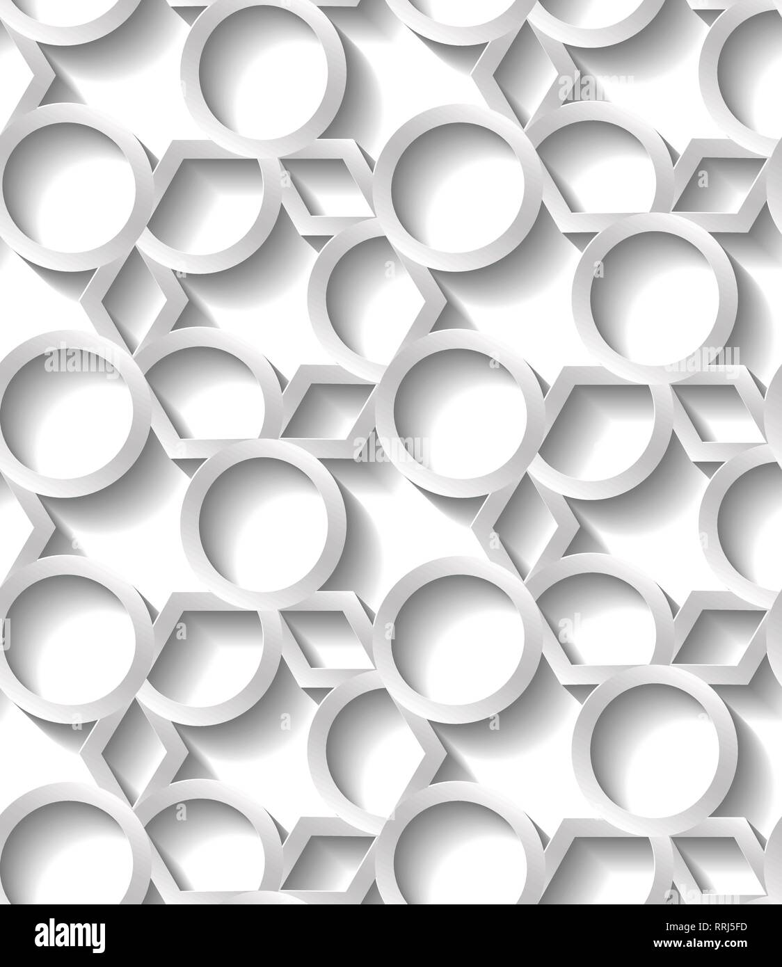 Seamless Abstract Geometric Pattern Prame Border Futuristic Wallpaper