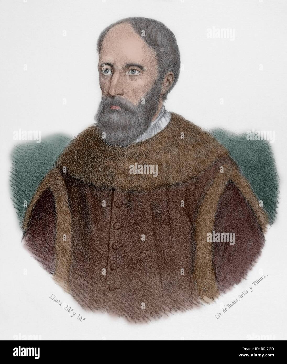 Luís de la Cueva (siglo XV-1541). Noble y militar español. Participó en ...