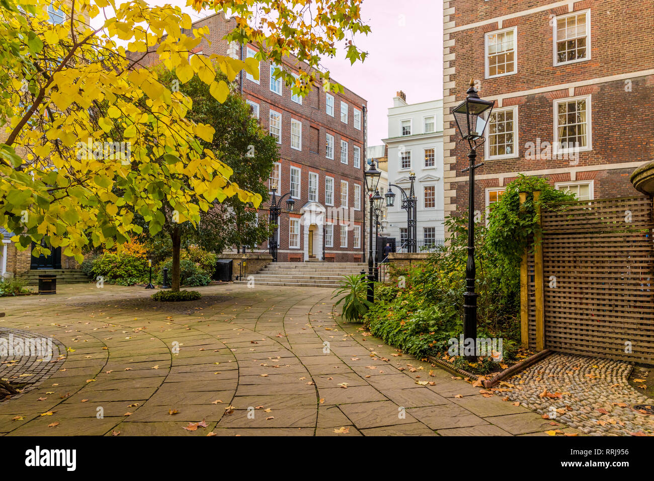 The Middle Temple gardens at Temple Inn, in Holborn, London, England ...