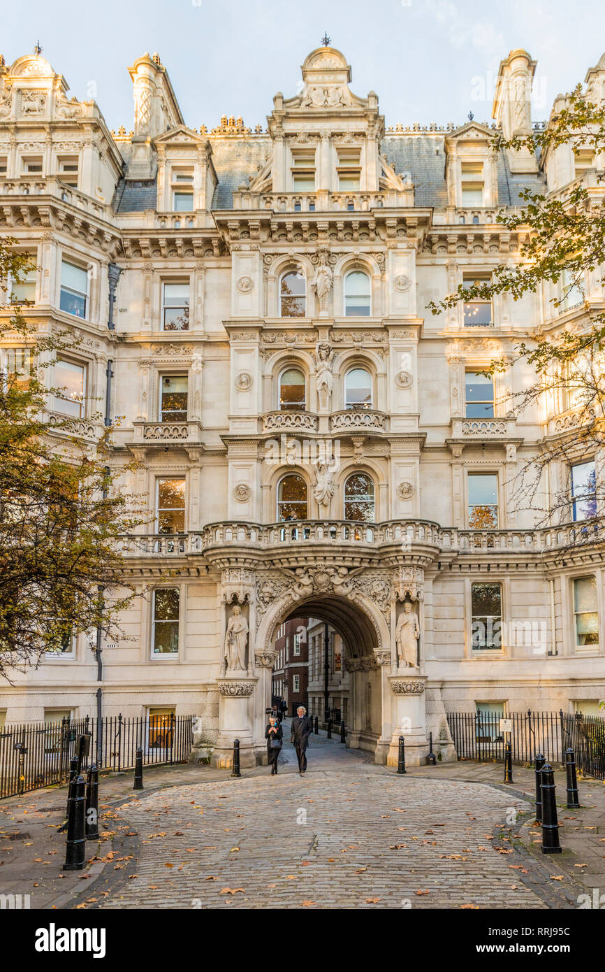 Temple Inn in Holborn, London, England, United Kingdom, Europe Stock ...