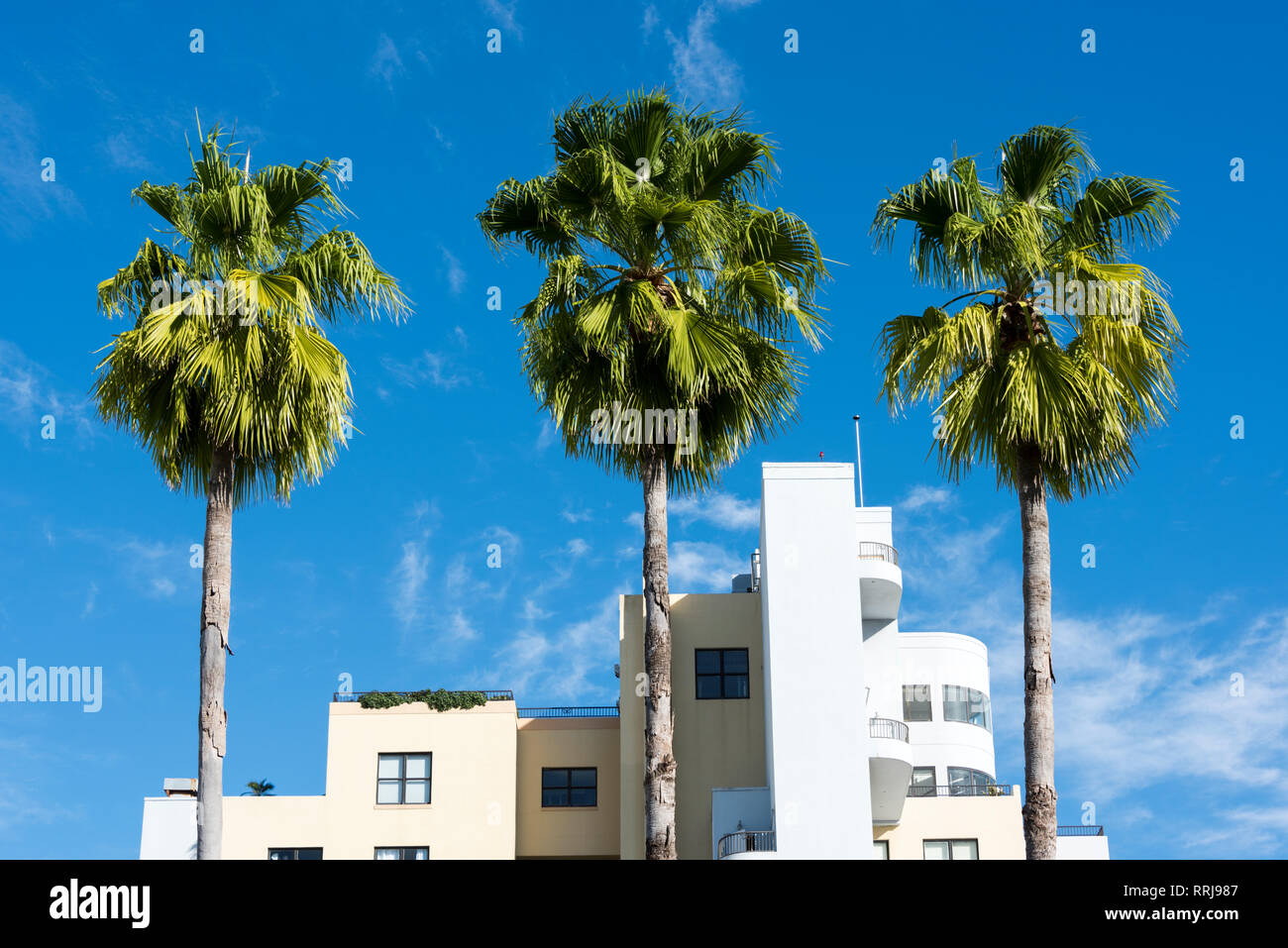 Art Deco architecture on Ocean Drive, South Beach, Miami Beach, Florida ...
