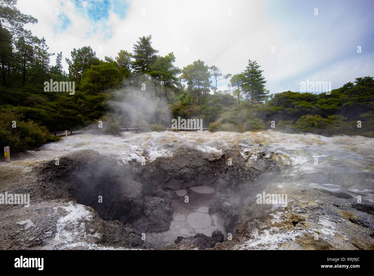 Boiling mud pool new zealand hi-res stock photography and images - Alamy