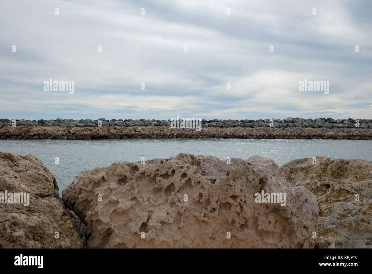 Rock armour and groynes coastal erosion hi-res stock photography and ...