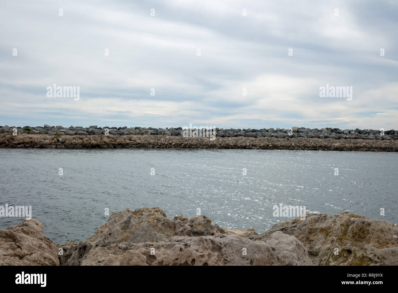 Rock armour and groynes coastal erosion hi-res stock photography and ...
