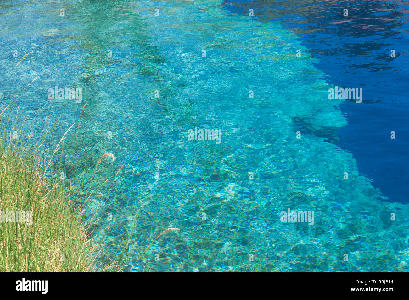 The Blue Hole, Route 66, Santa Rose, New Mexico Stock Photo - Alamy