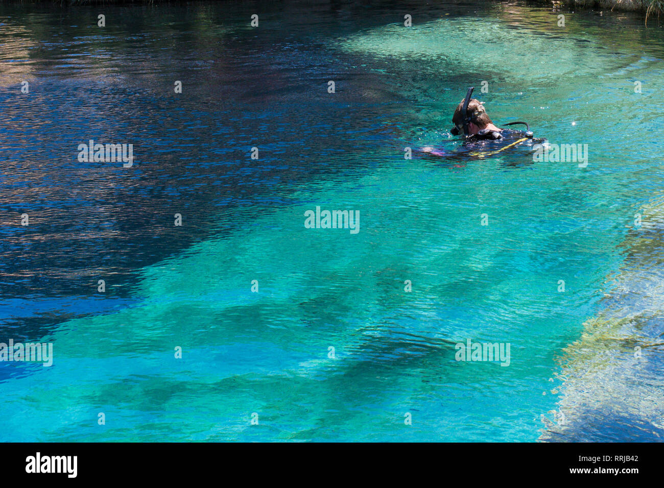 The Blue Hole, Route 66, Santa Rose, New Mexico Stock Photo - Alamy
