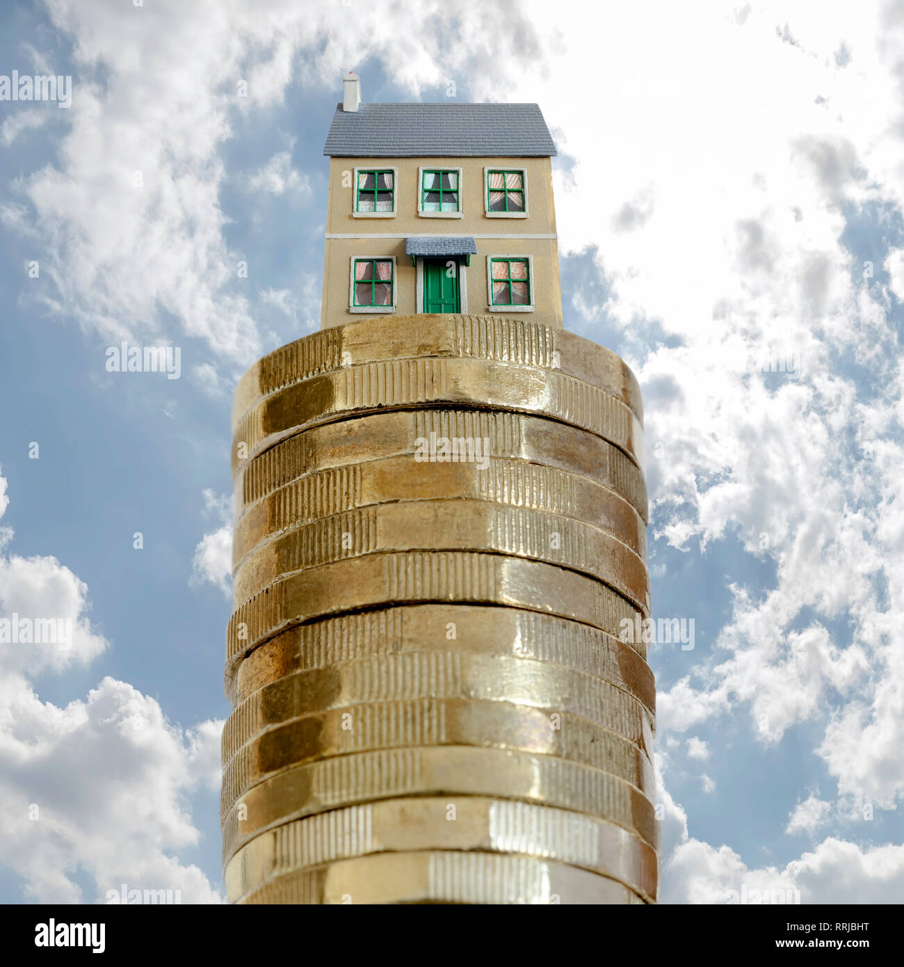 Housing property market stock image Stock Photo - Alamy