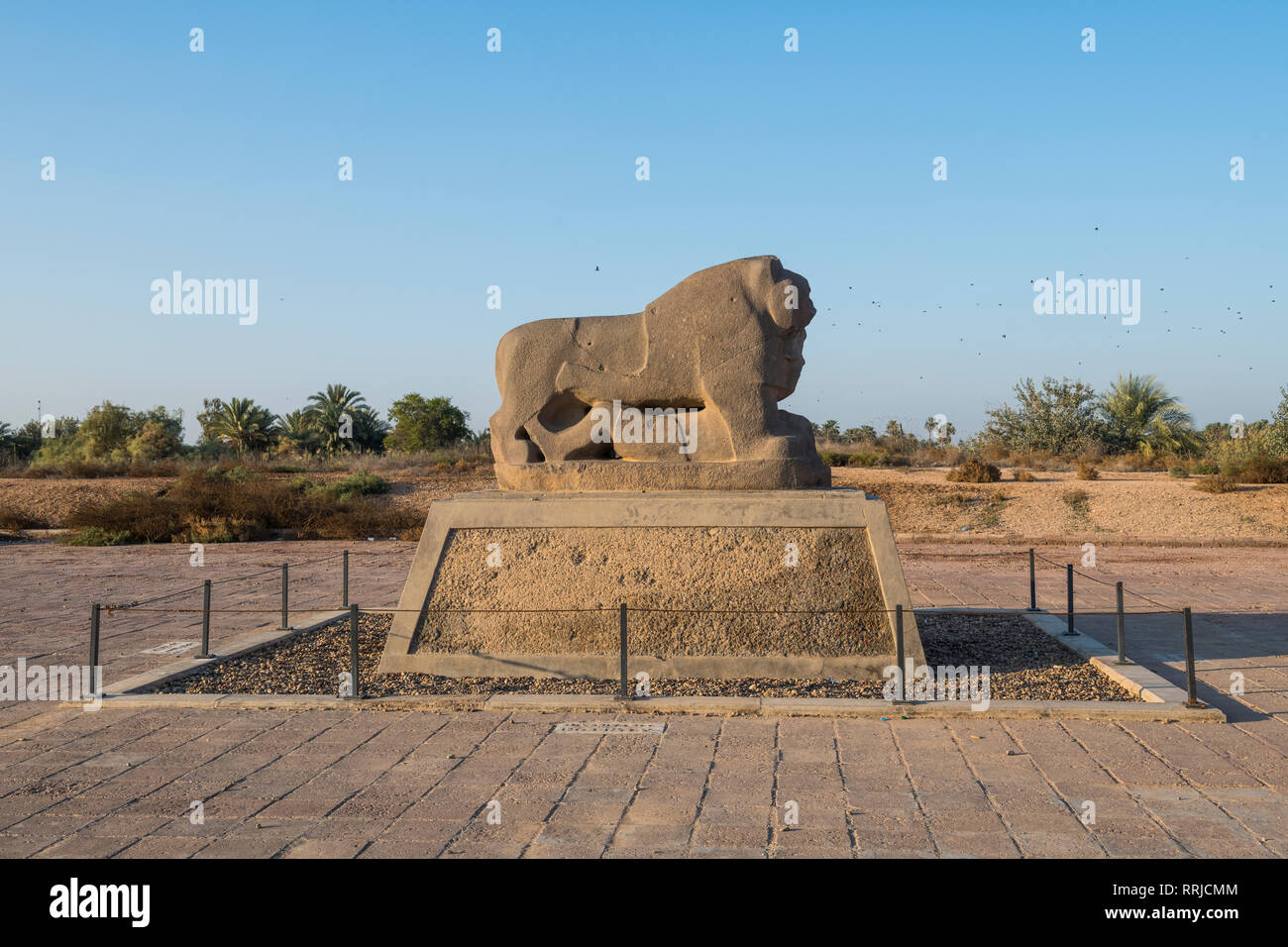The lion of Babylon, Babylon, Iraq, Middle East Stock Photo - Alamy