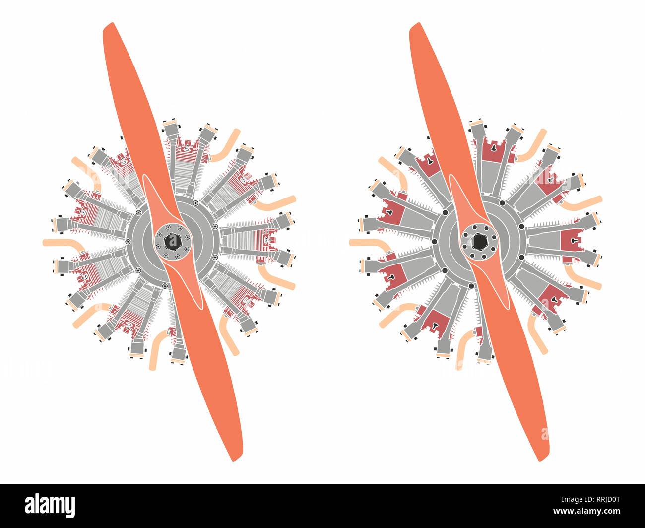 Radial engine hi-res stock photography and images - Alamy