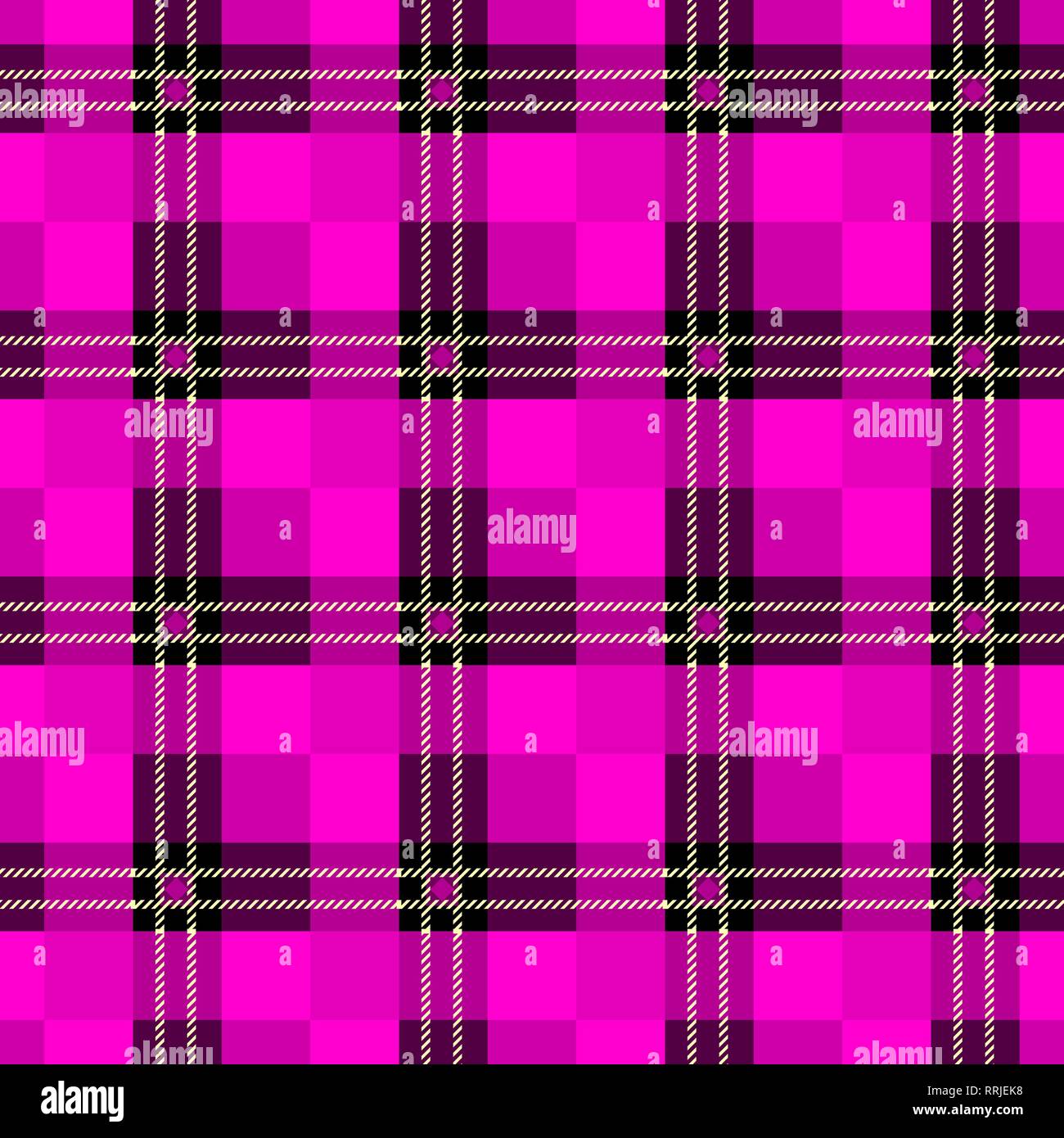 vector purple tartan plaid pattern for background eps10 Stock Vector ...