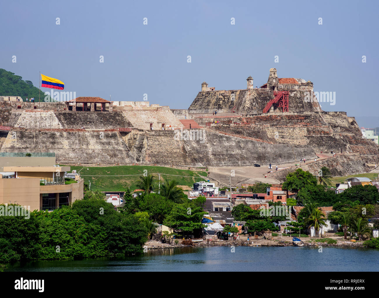 San Felipe Castle, UNESCO World Heritage Site, Cartagena, Bolivar ...