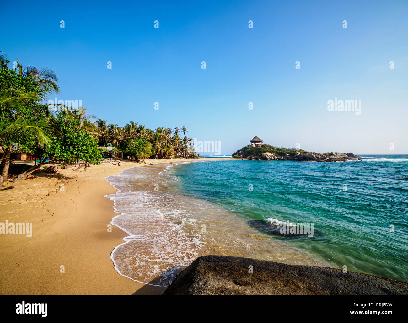 El Cabo San Juan del Guia beach, Tayrona National Natural Park ...