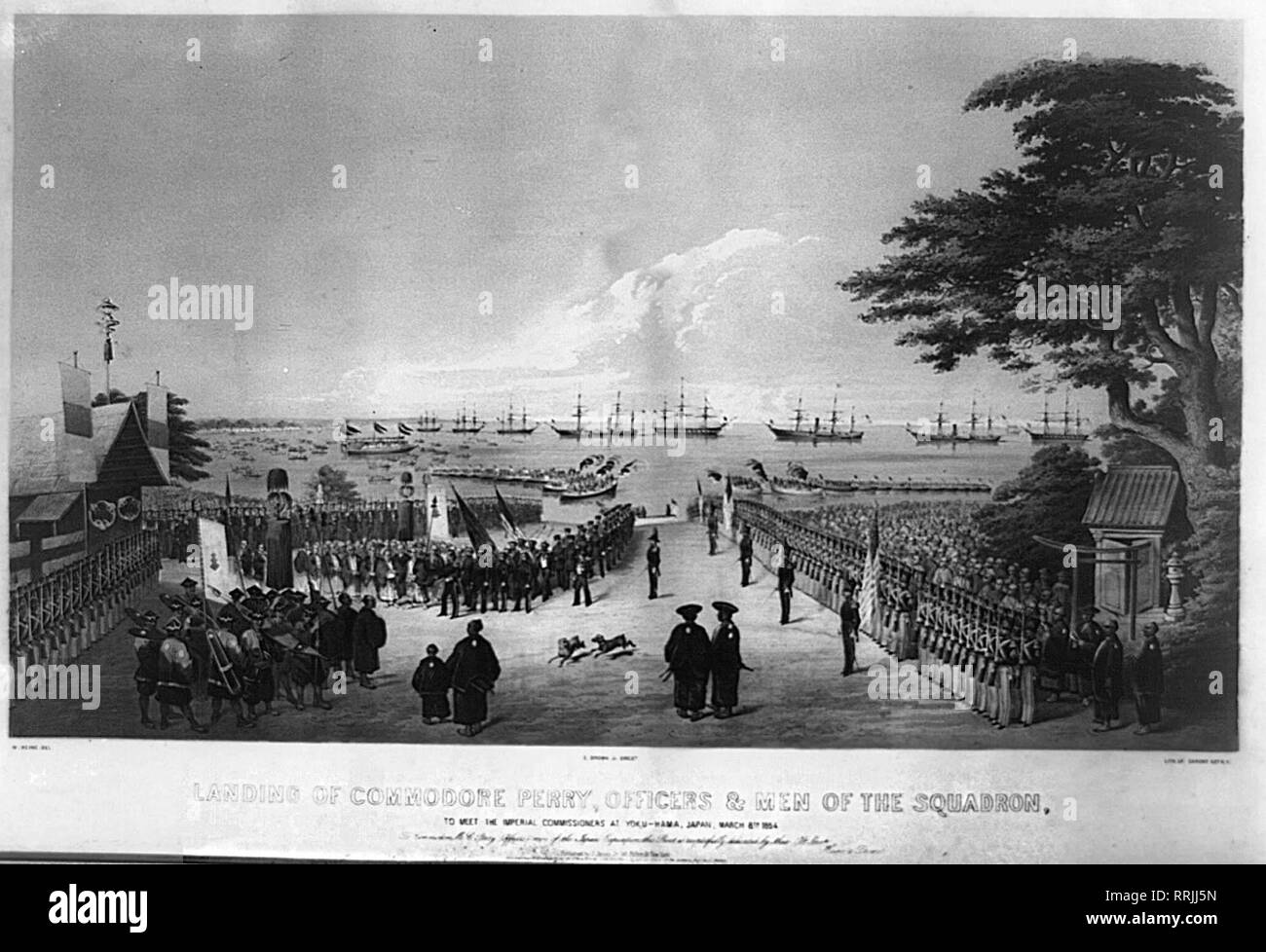 The Perry Expedition Black and White Stock Photos & Images - Alamy