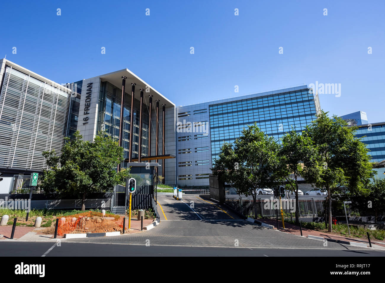 Johannesburg, South Africa, 30 November - 2018: Modern office buildings ...