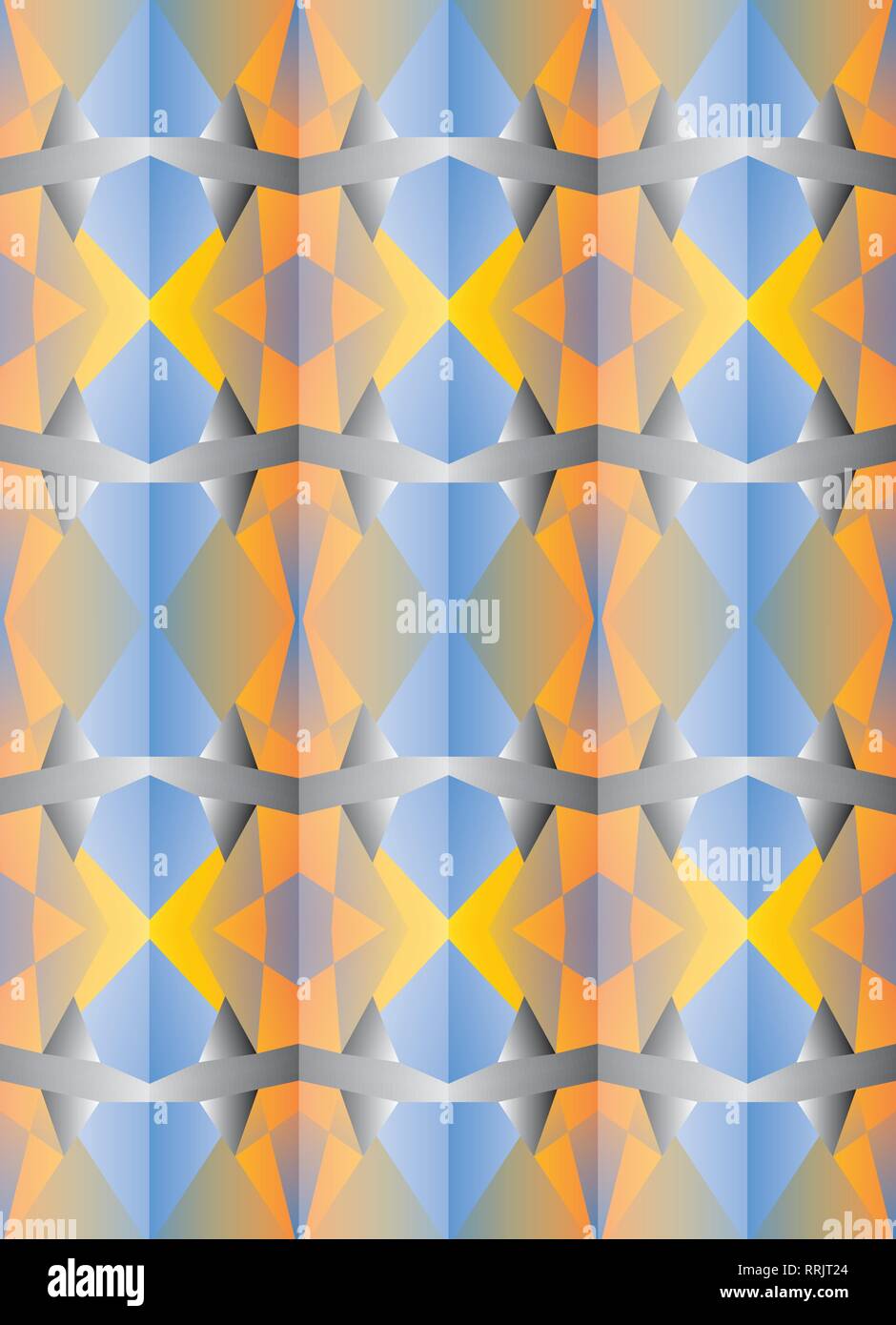 Abstract colorful geometric gradient shape background. Repeating ...