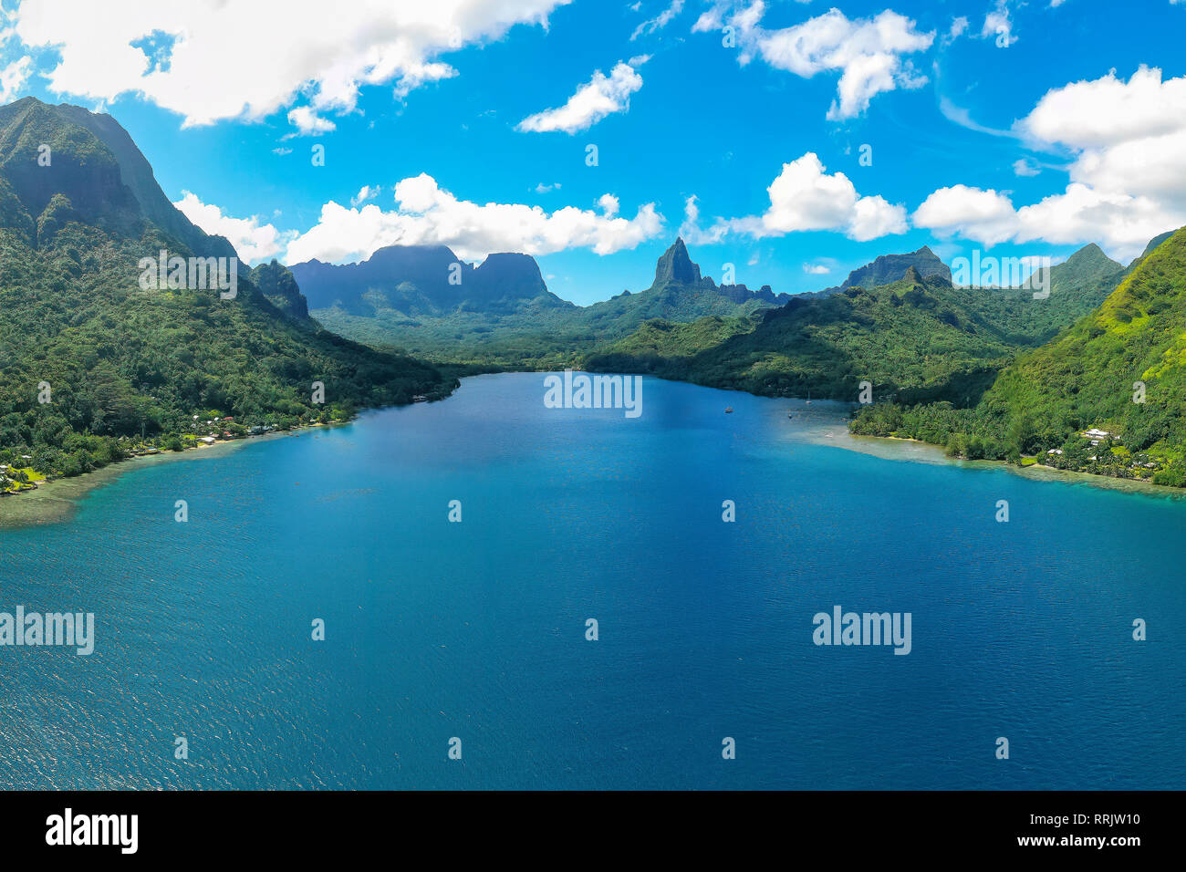 Moorea islands aerial hi-res stock photography and images - Alamy