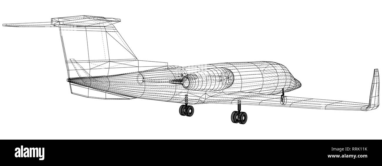 Airplane wing blueprint hi-res stock photography and images - Alamy