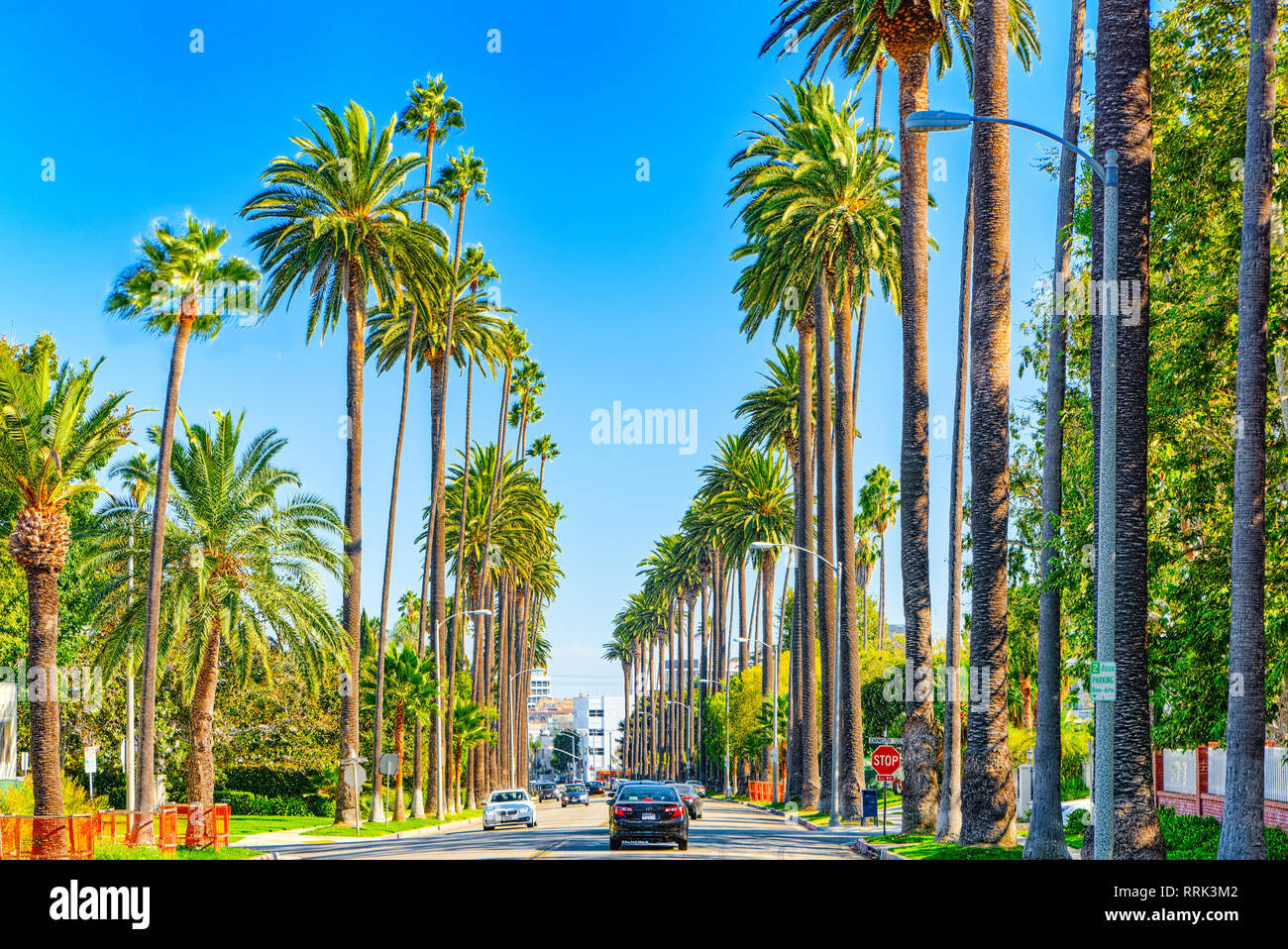 Los angeles beverly hills aerial hi-res stock photography and images ...