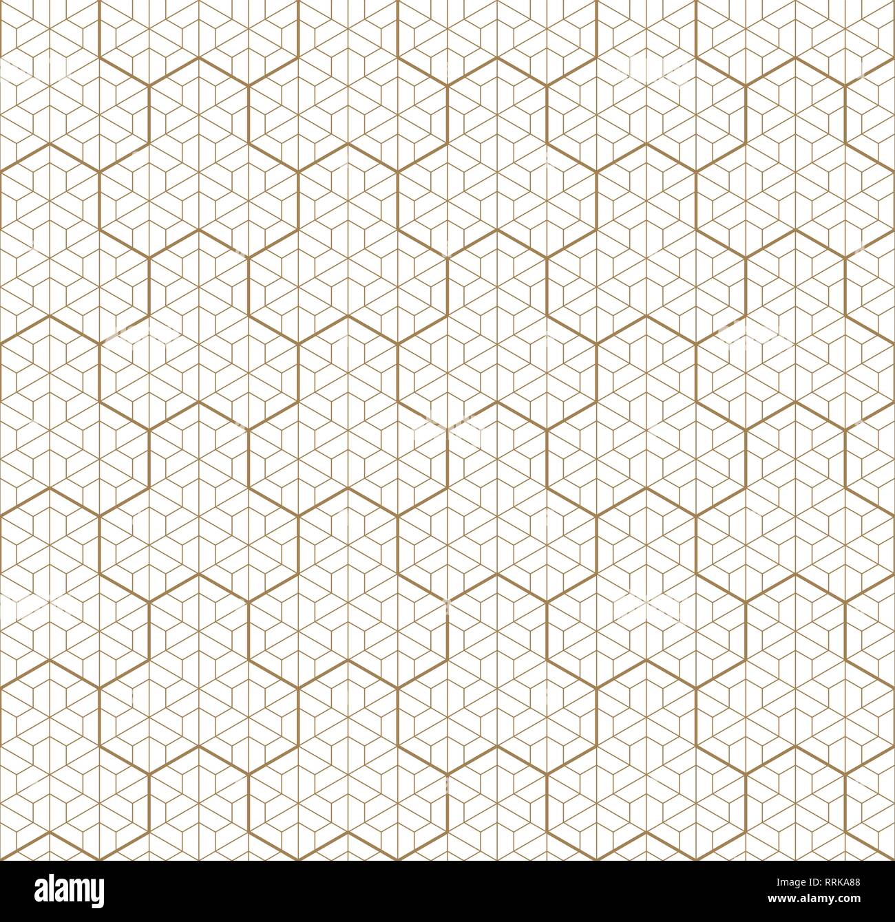 Japanese seamless geometric pattern .Brown and white silhouette with ...
