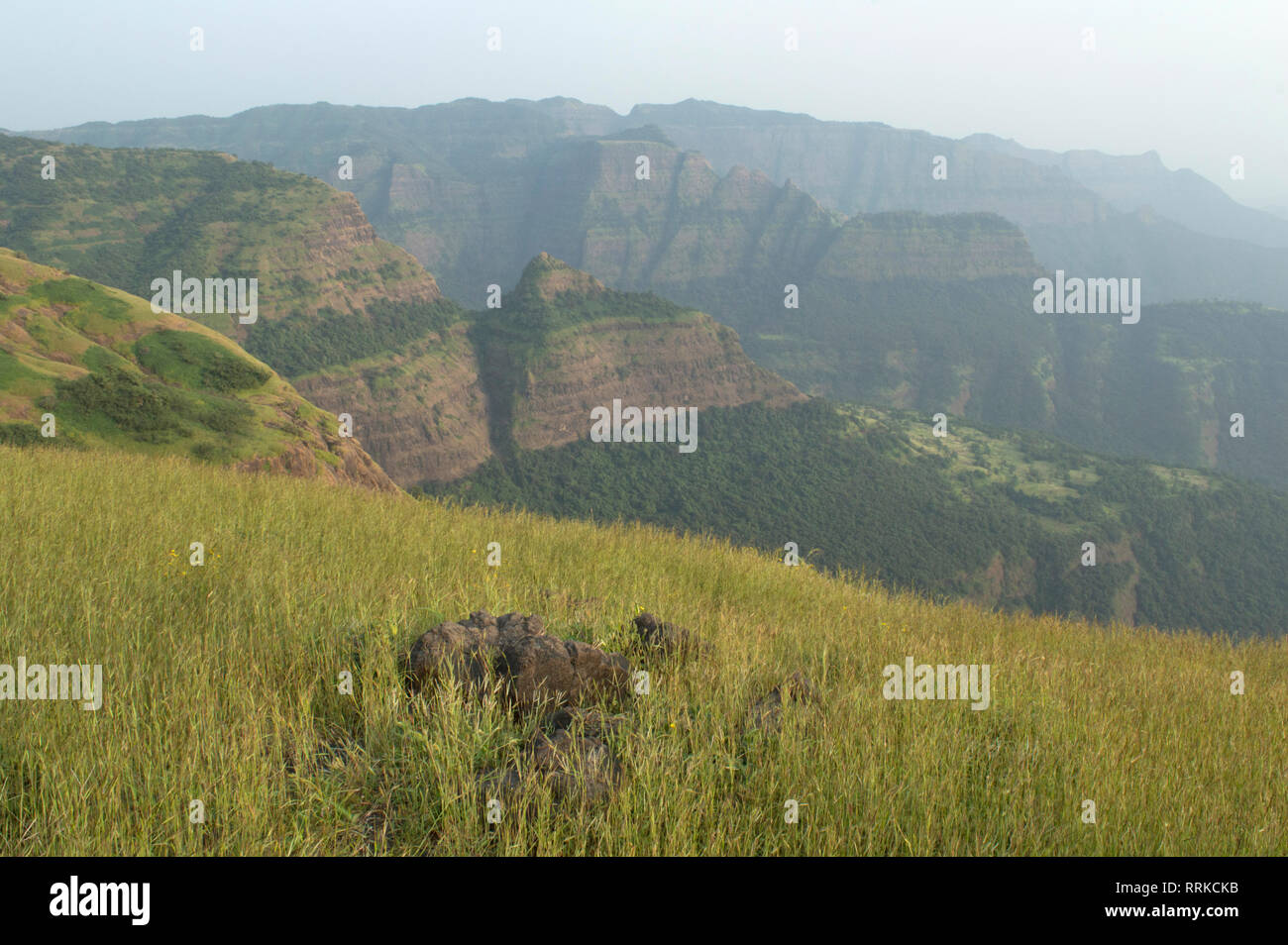 Sahayadri mountain ranges hi-res stock photography and images - Alamy