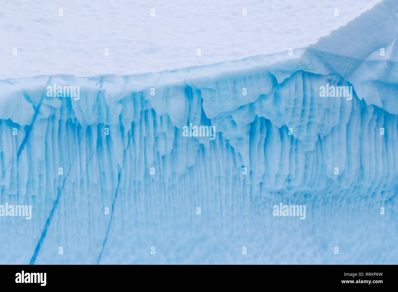 Iceberg scenery, Wilhelmina Bay, Antarctica, 13 January 2019 Stock ...