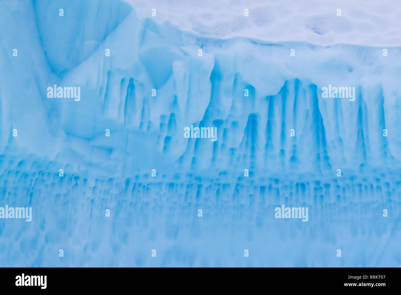 Iceberg scenery, Wilhelmina Bay, Antarctica, 13 January 2019 Stock ...