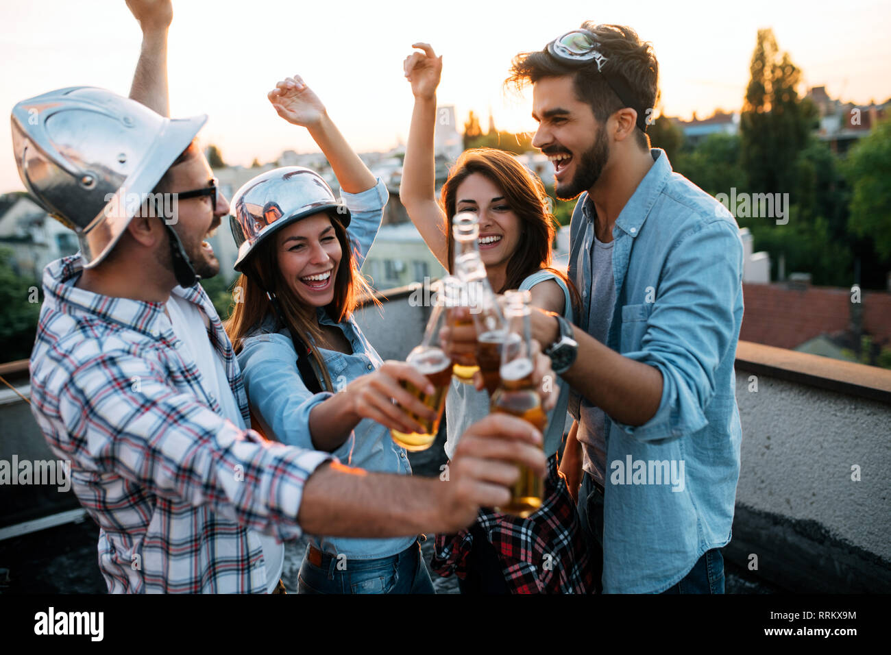 Relaxation rooftop hi-res stock photography and images - Alamy