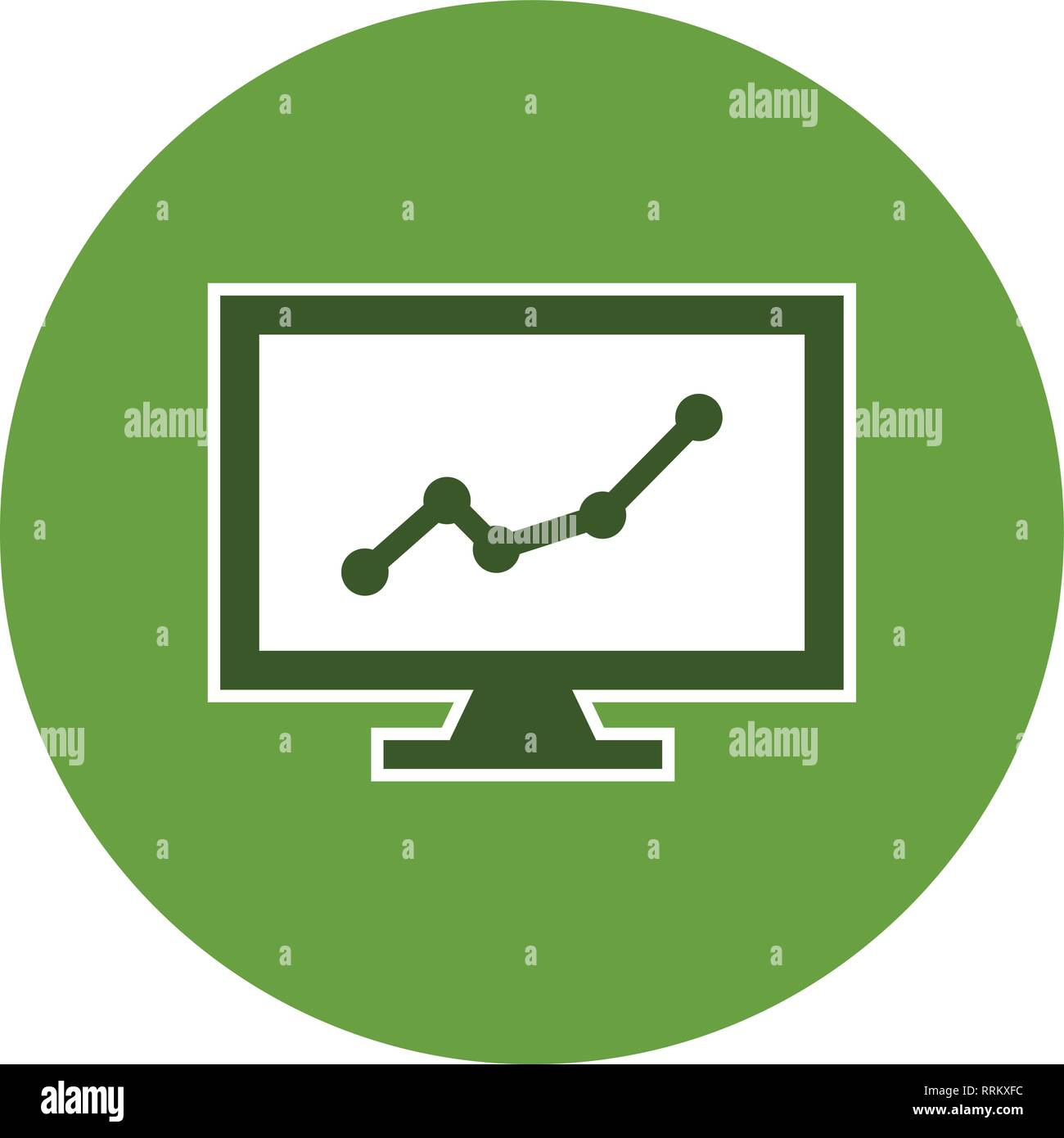 Stock Market Vector Icon Sign Icon Vector Illustration For Personal And ...