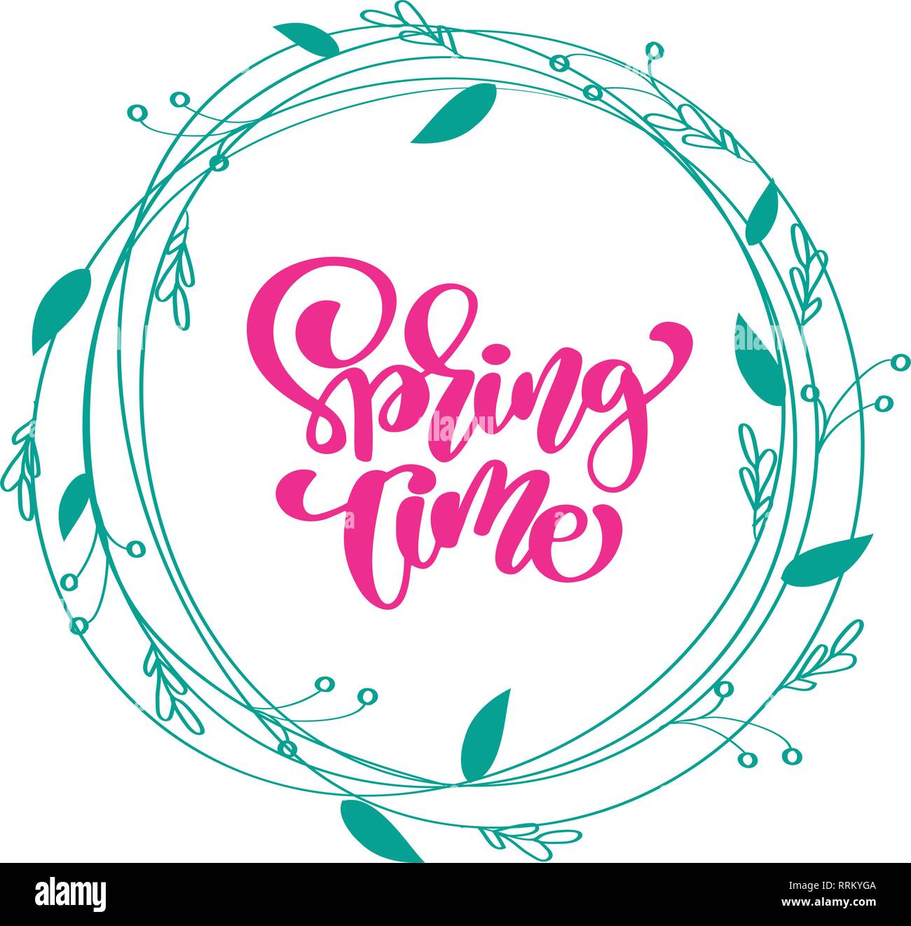 Floral lettering hi-res stock photography and images - Alamy