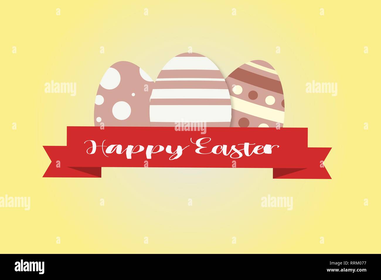 Easter egg banner Stock Vector Image & Art - Alamy