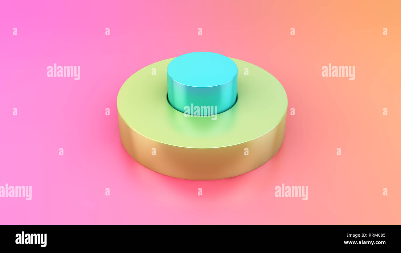 minimal colorful platform background 3d rendering Stock Photo - Alamy