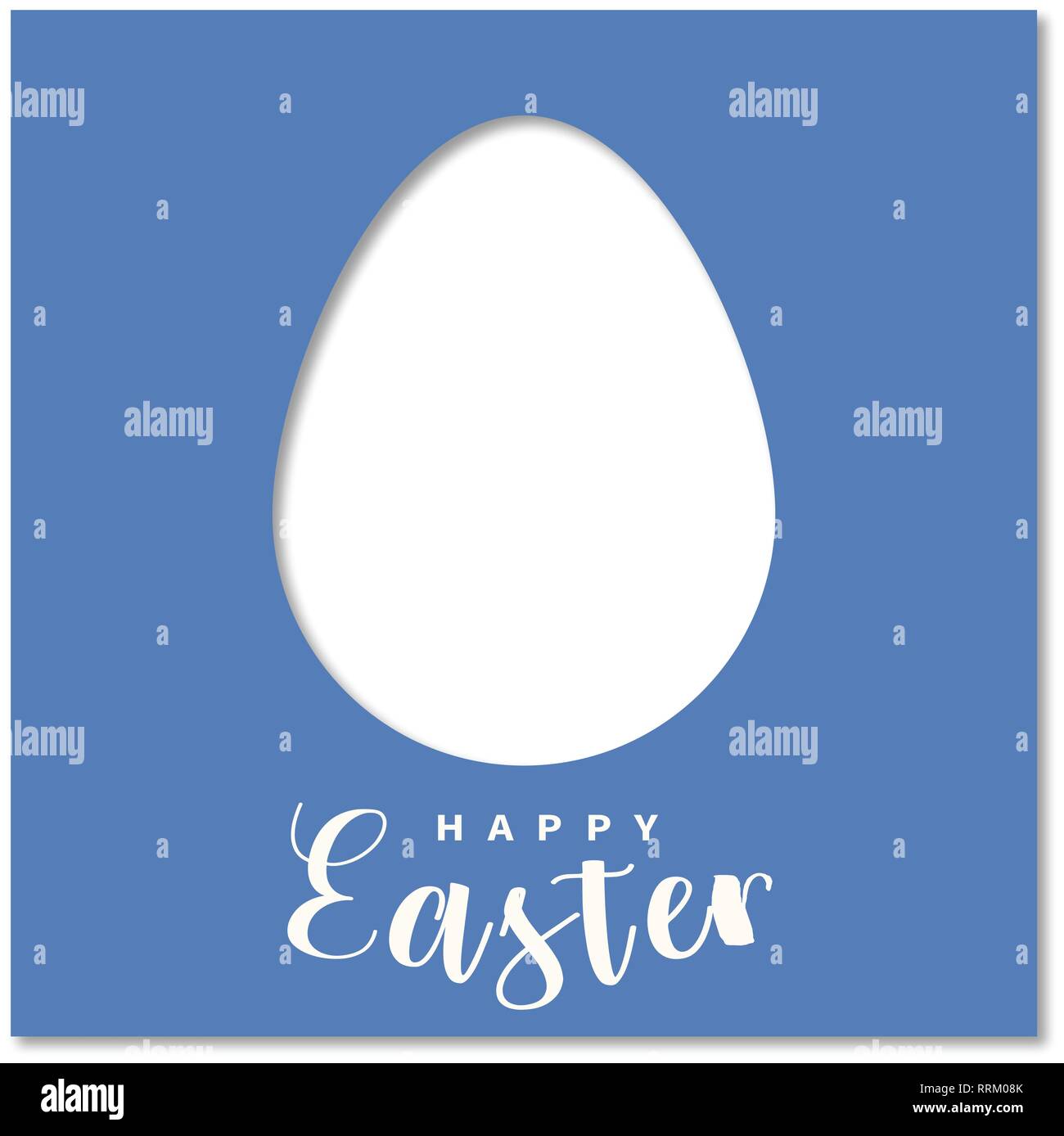 Easter egg blue Stock Vector Images - Alamy