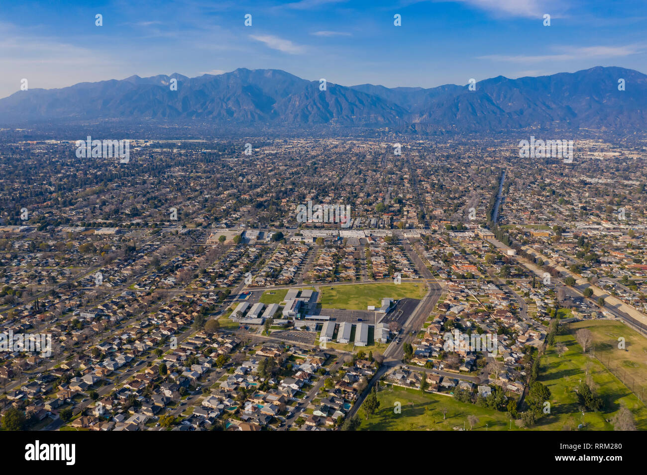 Los angeles river aerial hi-res stock photography and images - Alamy