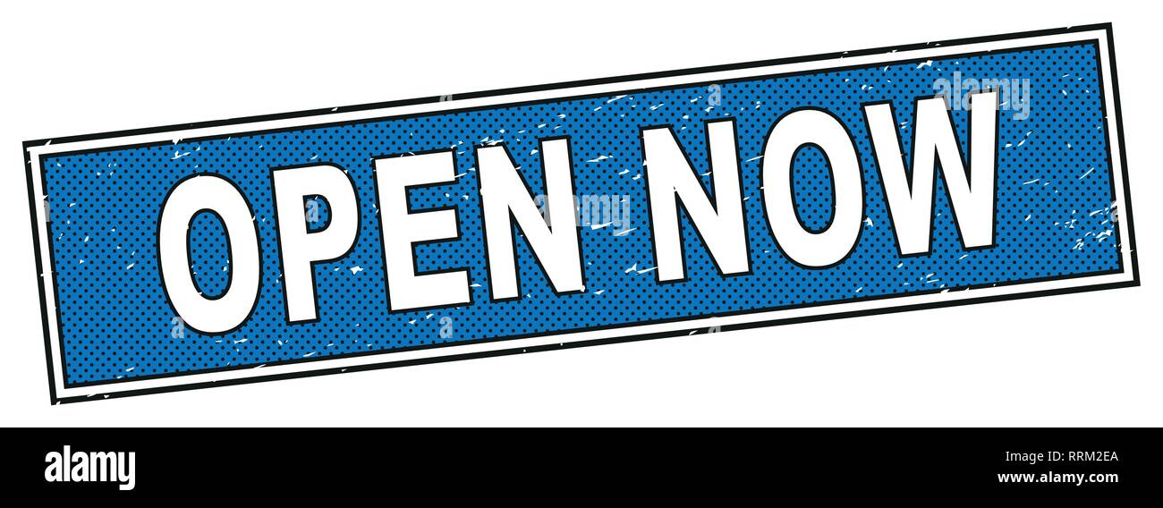 Now open stamp hi-res stock photography and images - Alamy