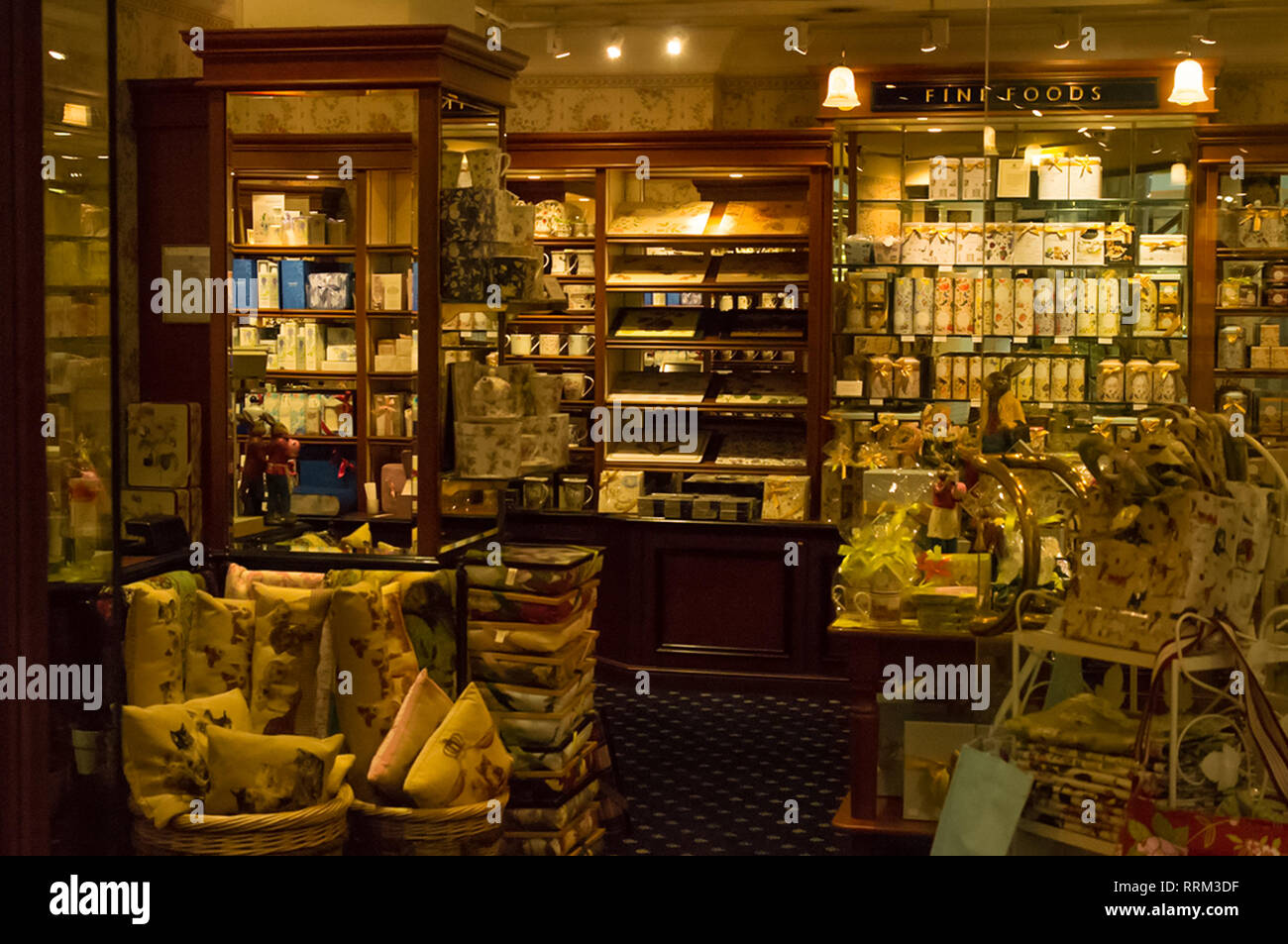 Vienna, Austria - January 20, 2014: Shopping malls and shelves in the ...
