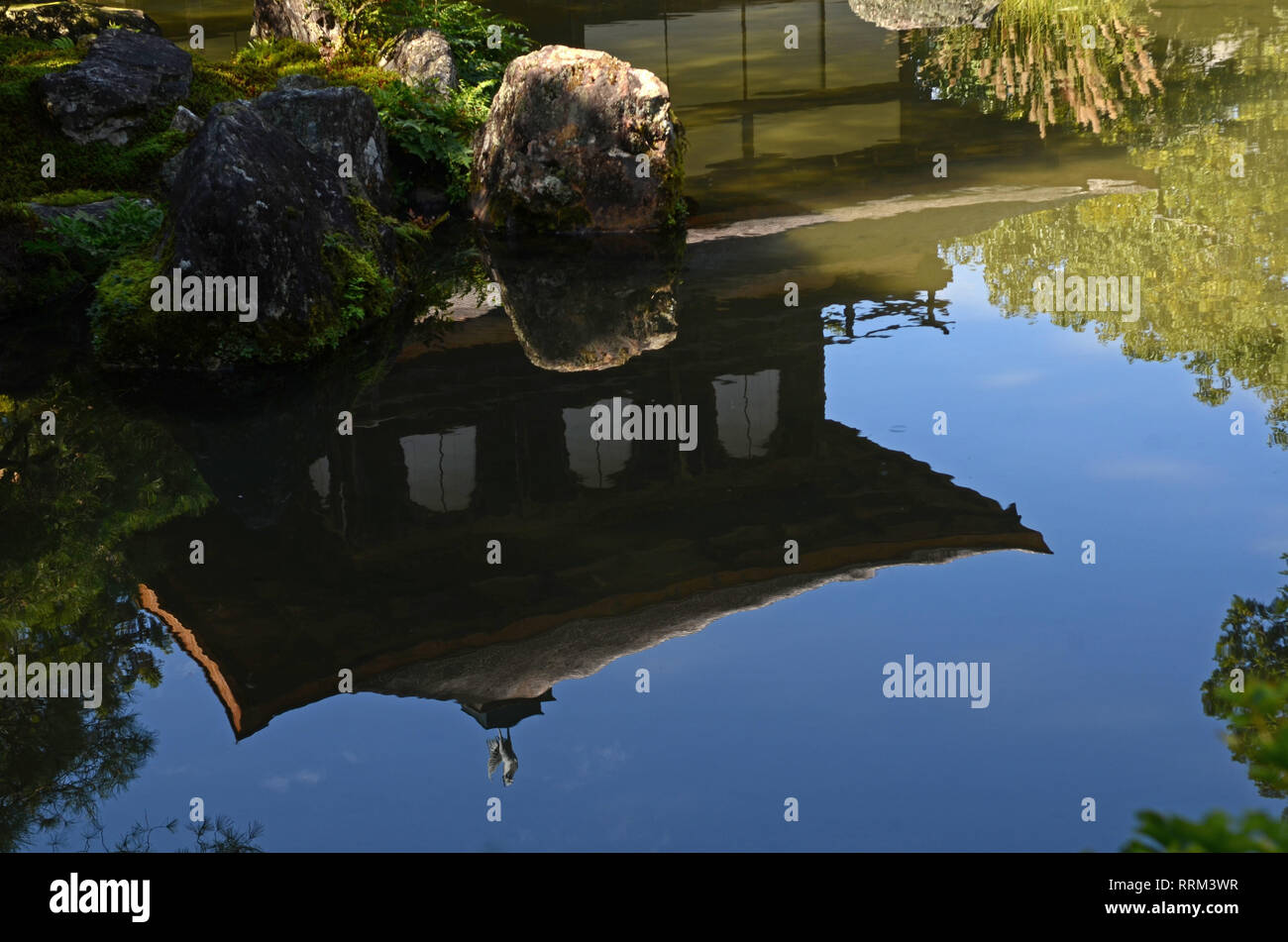 Ginkakuji, Temple of the Silver Pavilion or Jisho-ji, Kyoto Stock Photo ...