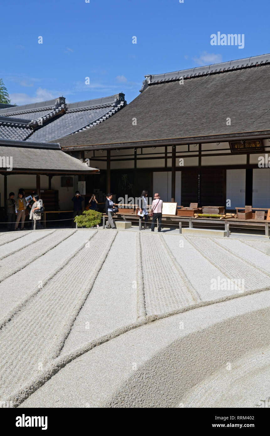 Ginkakuji, Temple of the Silver Pavilion or Jisho-ji, Kyoto Stock Photo ...