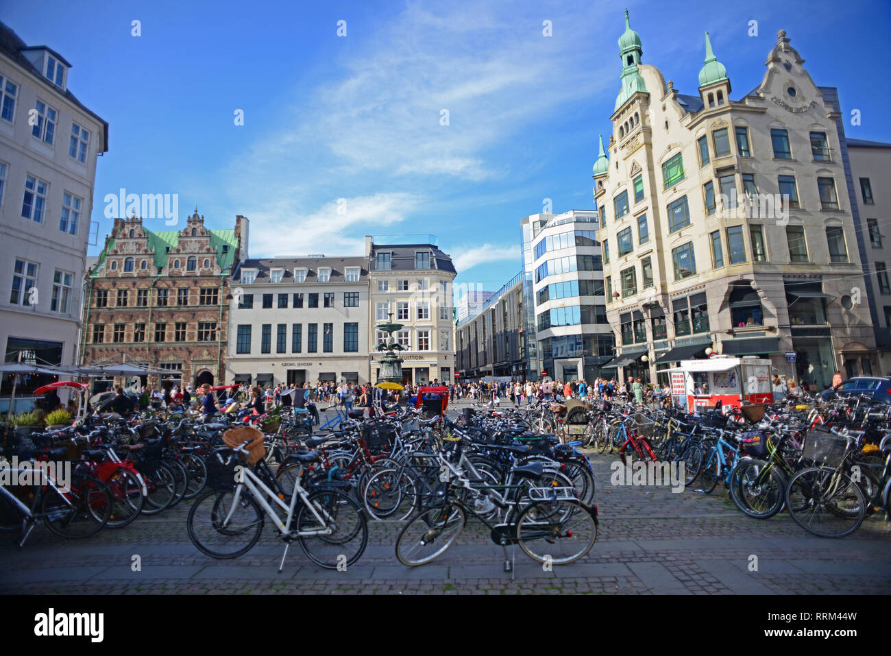 Copenhagen stroget bike hi-res stock photography and images - Alamy