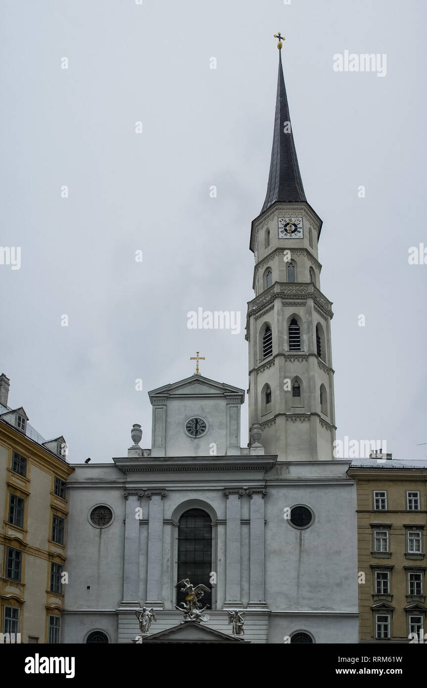 Vienna, Austria - January 20, 2014: Sights of Vienna, buildings and ...